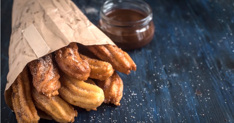 Recette Churros au Nutella