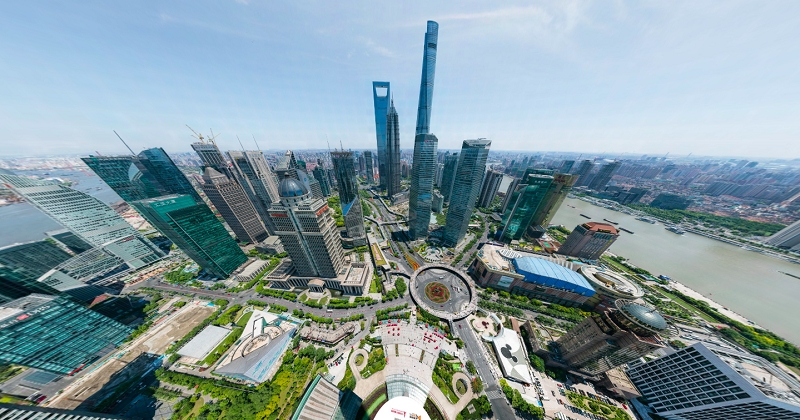 Cette photographie de Shanghai à 195 milliards de pixels permet de voir ...