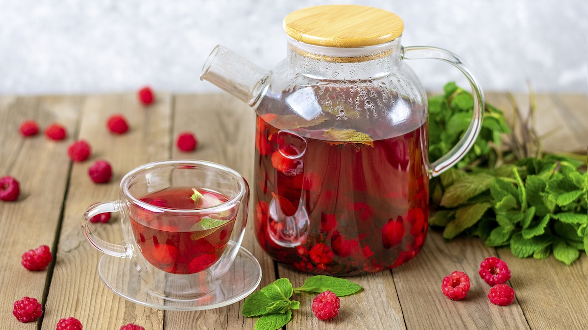 Recette thé glacé aux fruits rouges et basilic