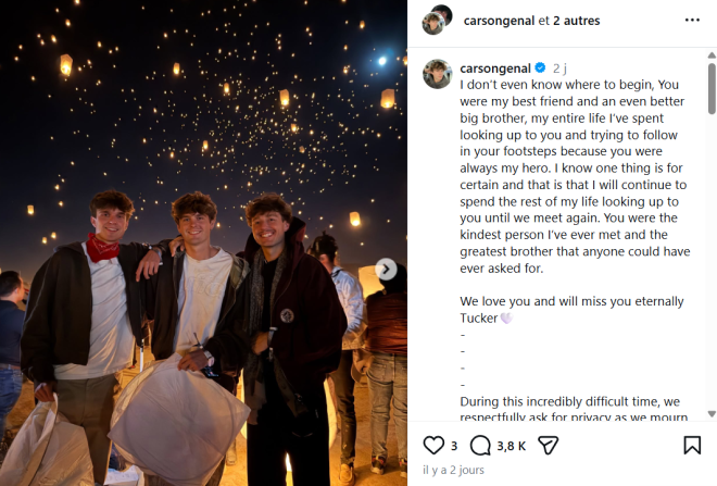 Un influenceur star aux 2,5 millions d'abonnés sur TikTok retrouvé pendu chez lui à l'âge de 31 ans